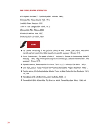 Film Studies A Global Introduction 1 Glyn Davis Kay Dickinson | PDF