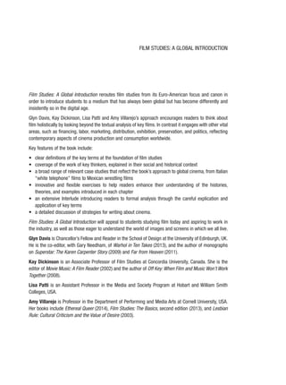 Film Studies A Global Introduction 1 Glyn Davis Kay Dickinson | PDF
