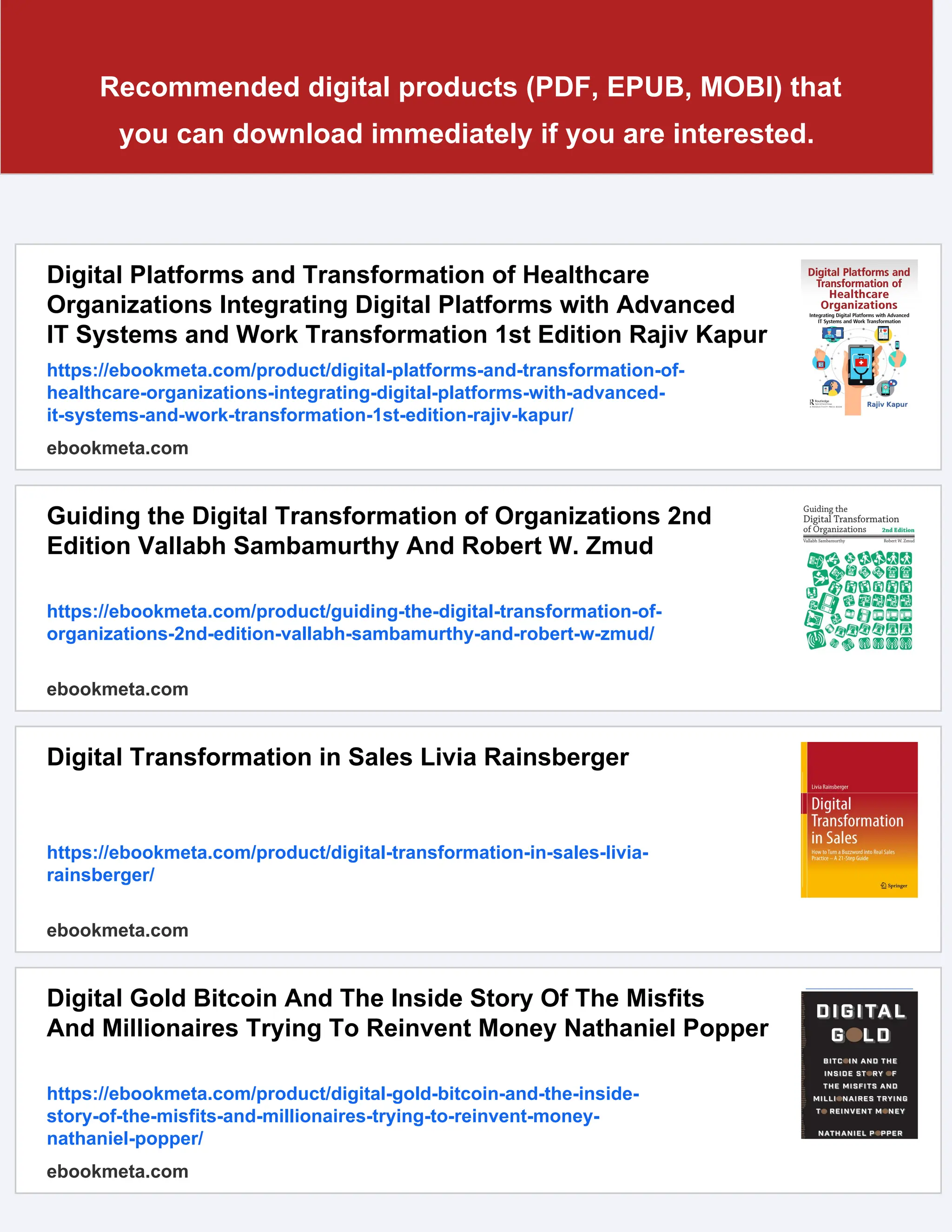 Digital Transformation of Learning Organizations 1st Edition Dirk Ifenthaler | PDF