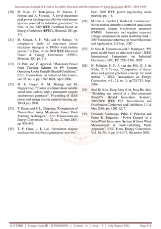 Analysis and Implement of Hybrid ANN PandO Based MPPT Controller to Enhance Efficiency of ...