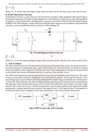 Analysis and Implement of Hybrid ANN PandO Based MPPT Controller to Enhance Efficiency of ...