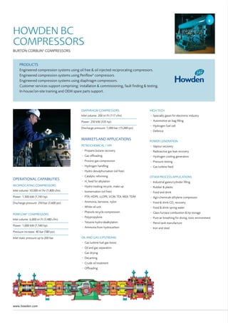 Howden Group - petrochemical products | PDF