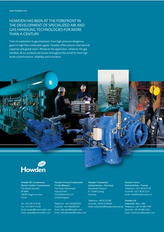 Howden Group - petrochemical products | PDF