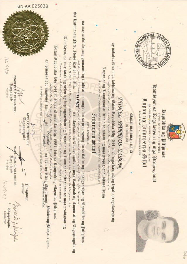Board Certificates | PDF