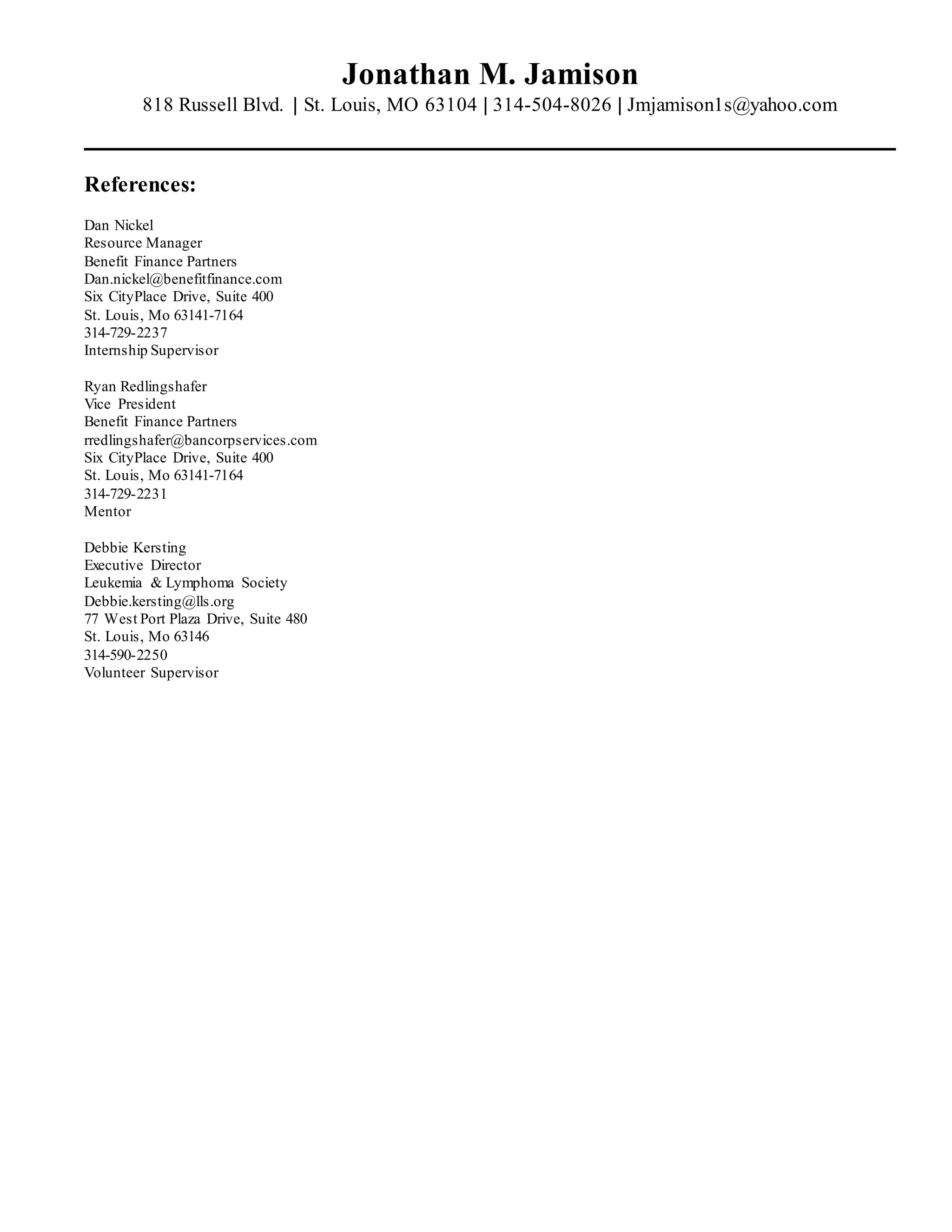 Jonathan Jamison Resume | DOCX