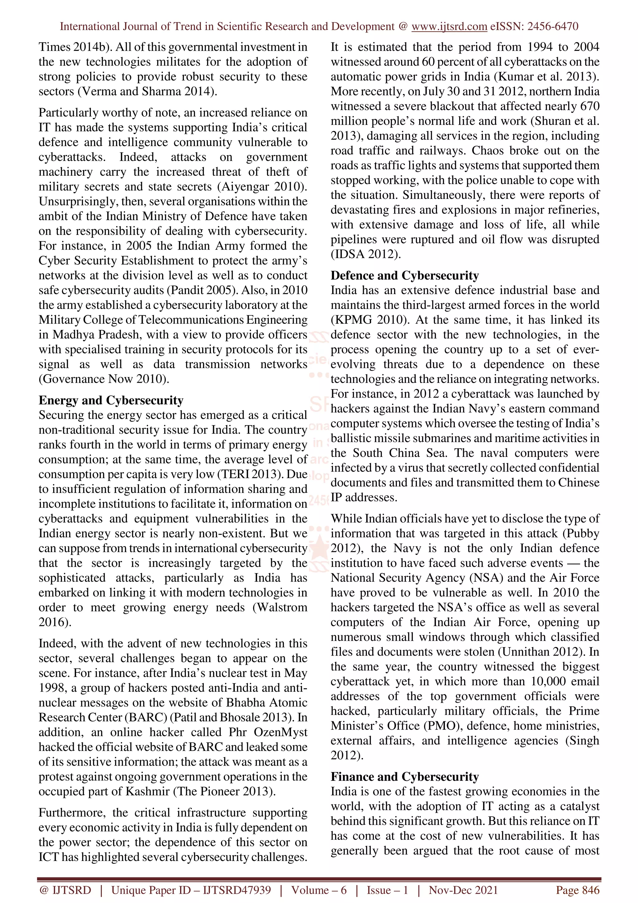 Cyber Security Challenges and Emerging Trends | PDF