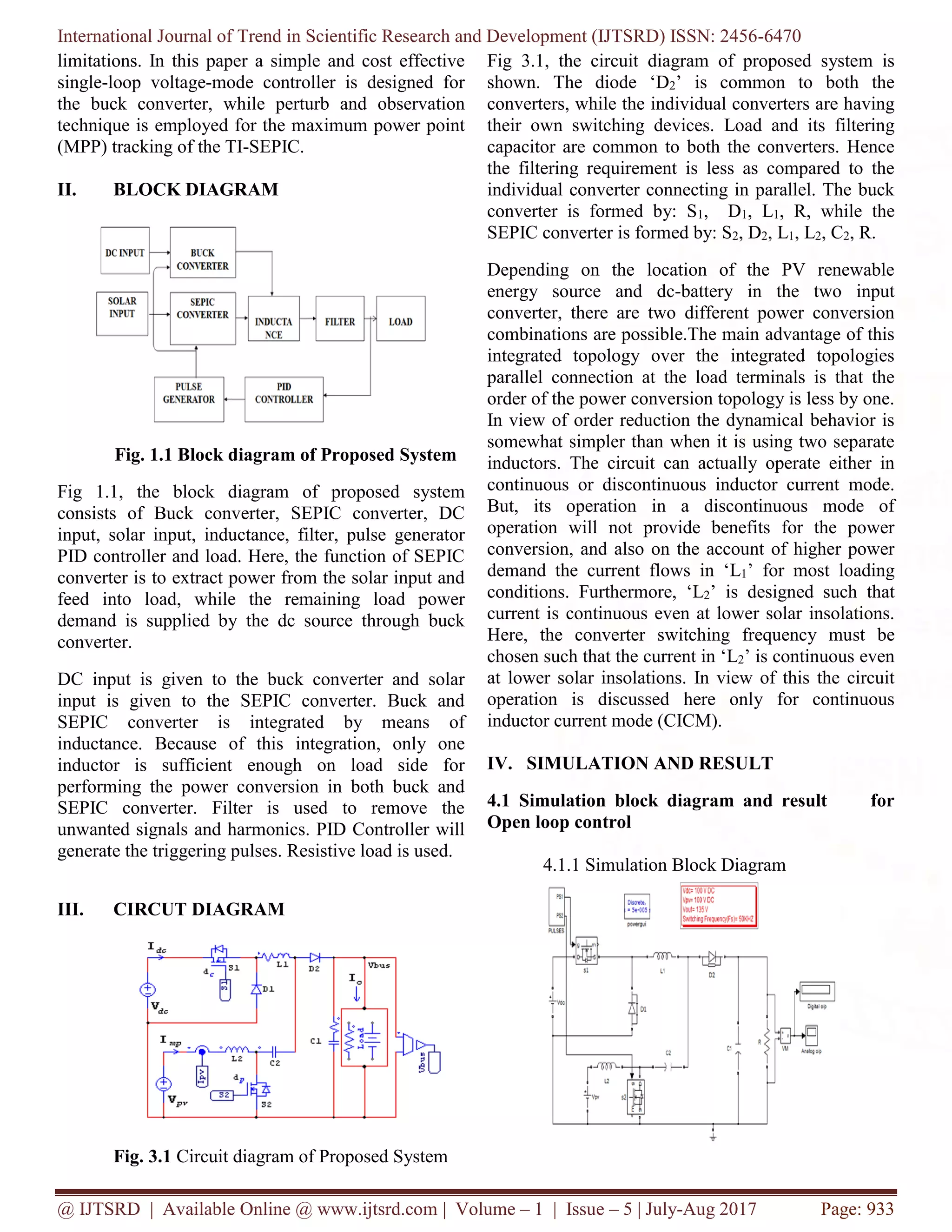 Implementation of TI-SEPIC Converter for Optimal Utilization Of PV ...