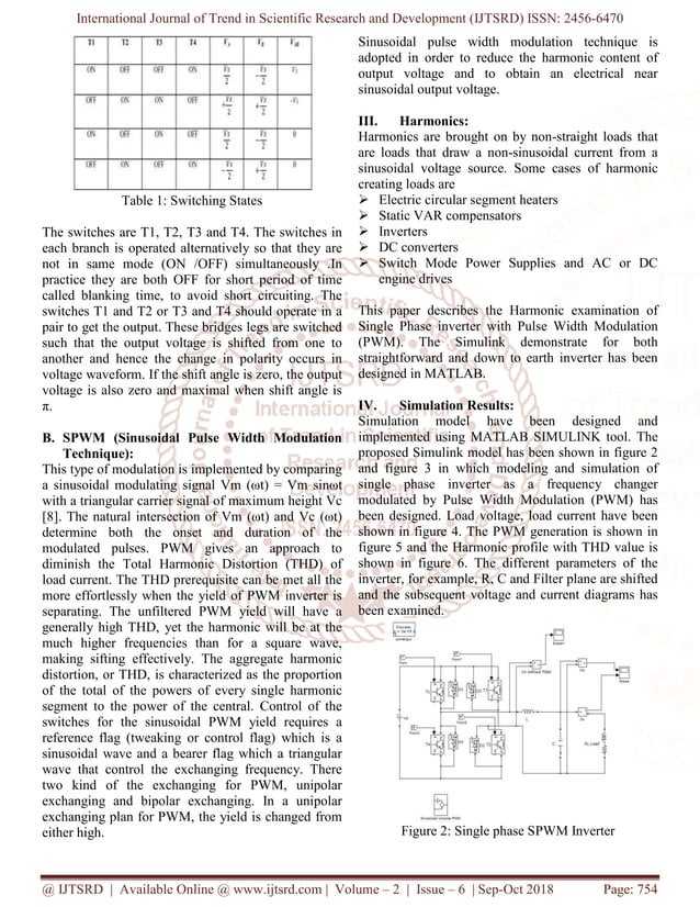Matlab Simulink Model of Sinusoidal PWM For Three-Phase Voltage Source Inverter | PDF