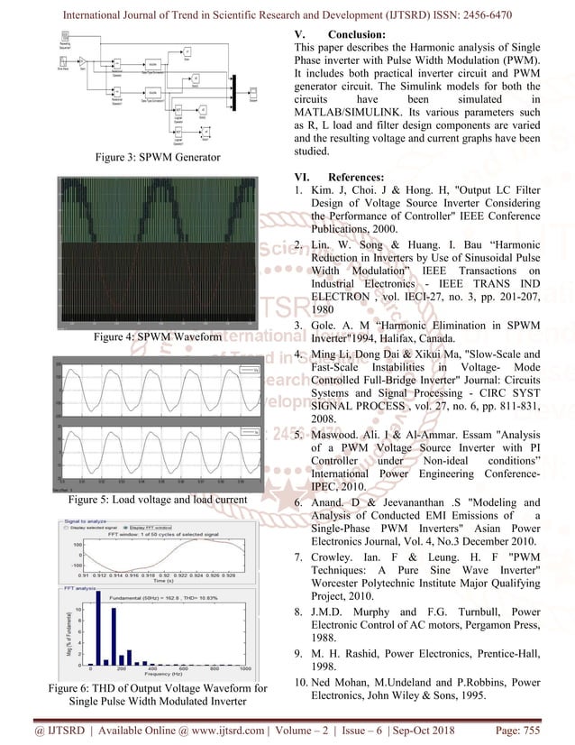 Matlab Simulink Model of Sinusoidal PWM For Three-Phase Voltage Source Inverter | PDF