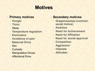 117. motivation explained by S.Lakshmanan, Psychologist | PPTX