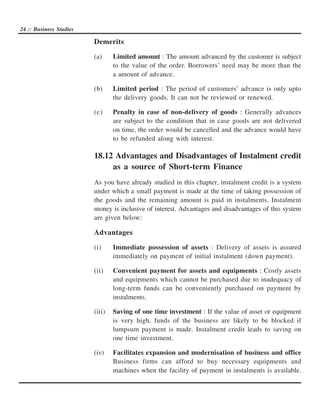 short term financing | PDF