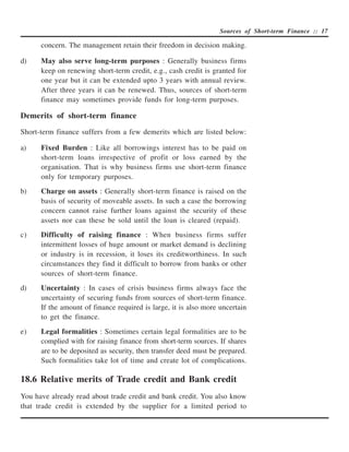 short term financing | PDF