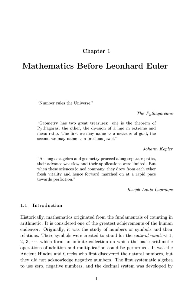 The Legacy Of Leonhard Euler A Tricentennial Tribute Lokenath Debnath | PDF