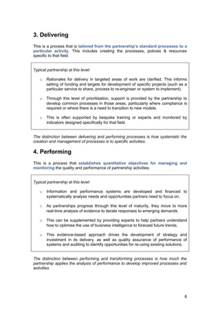 Public Service Partnership Maturity Model | PDF