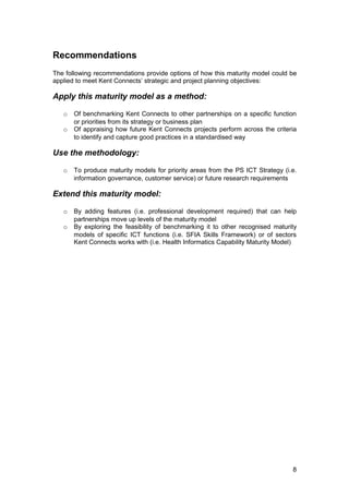 Public Service Partnership Maturity Model | PDF