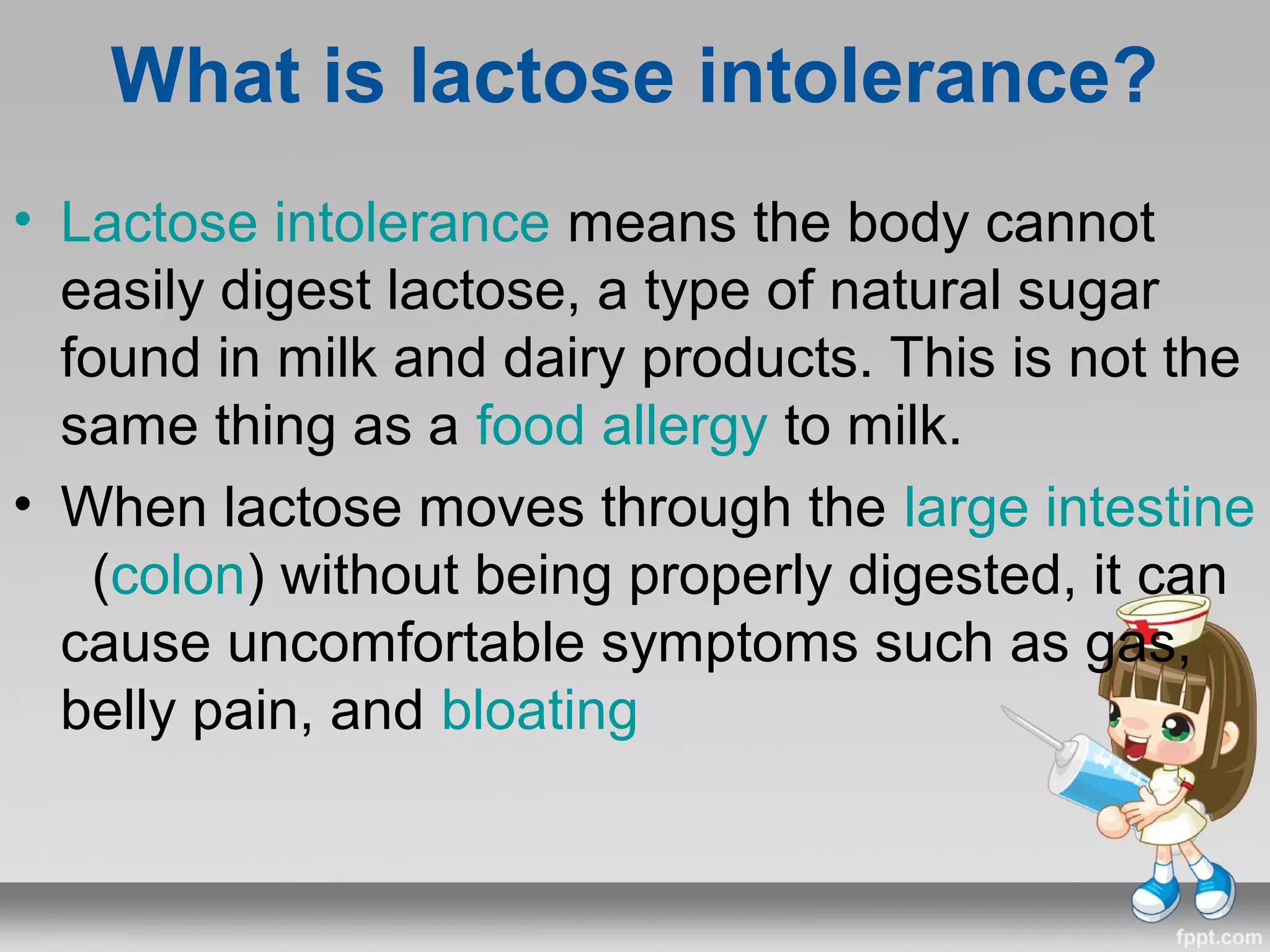 lactose intolerance | PPT