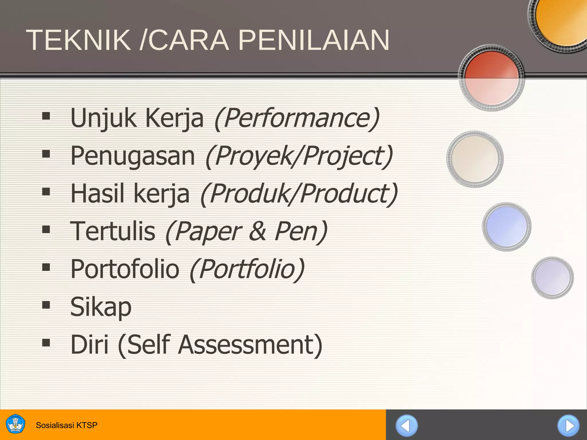 Rancangan Penilaian Hasil Belajar | PPT