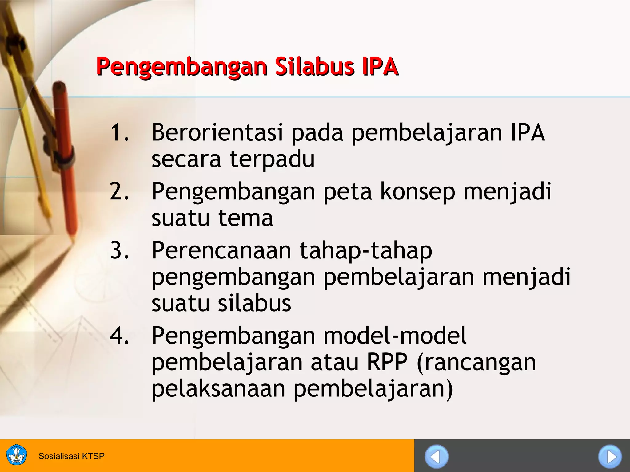Pembelajaran IPA Terpadu SMP | PPT