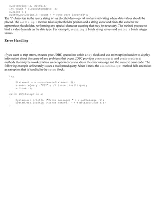 19321927-MySQL-and-Java | PDF
