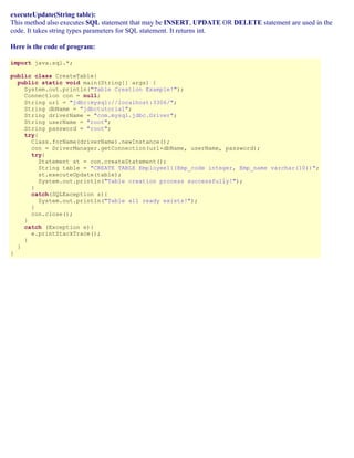 19321927-MySQL-and-Java | PDF