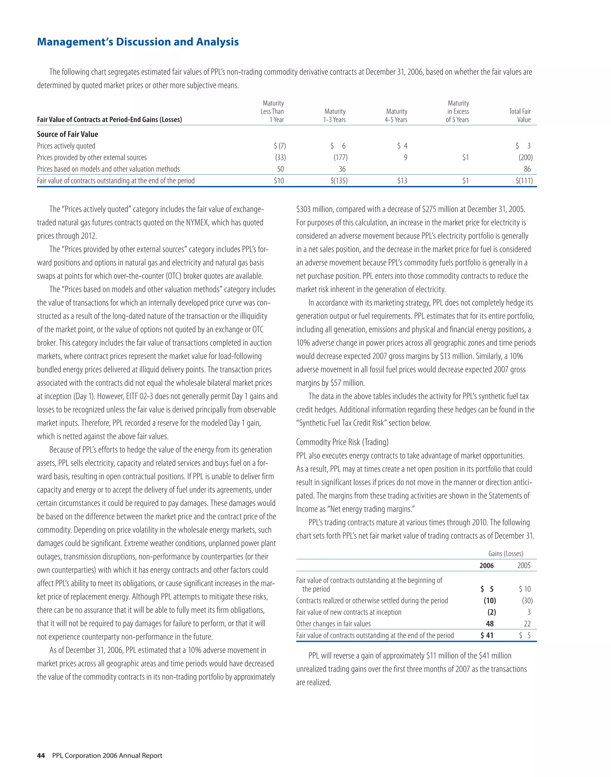 ppl annual reports 2006 | PDF
