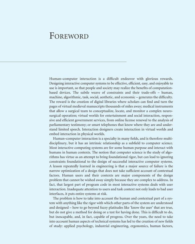 Humancomputer Interaction 3rd Edition Alan Dix | PDF