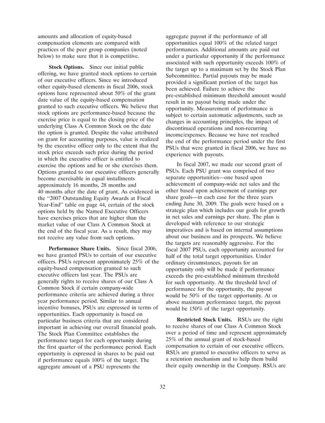 estee lauder 2007Proxy | PDF