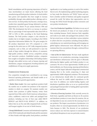 Dole 2003 Annual | PDF
