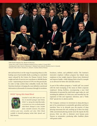 Dole 2003 Annual | PDF
