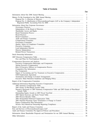 quest diagnostics 2008Proxy | PDF