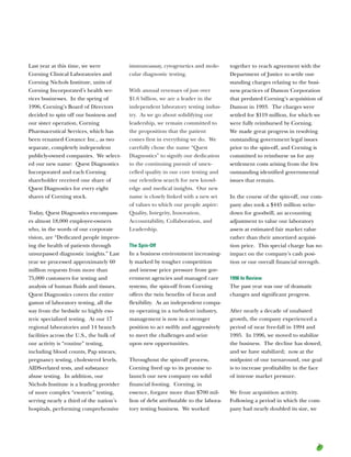 quest diagnostics 96annualreport | PDF