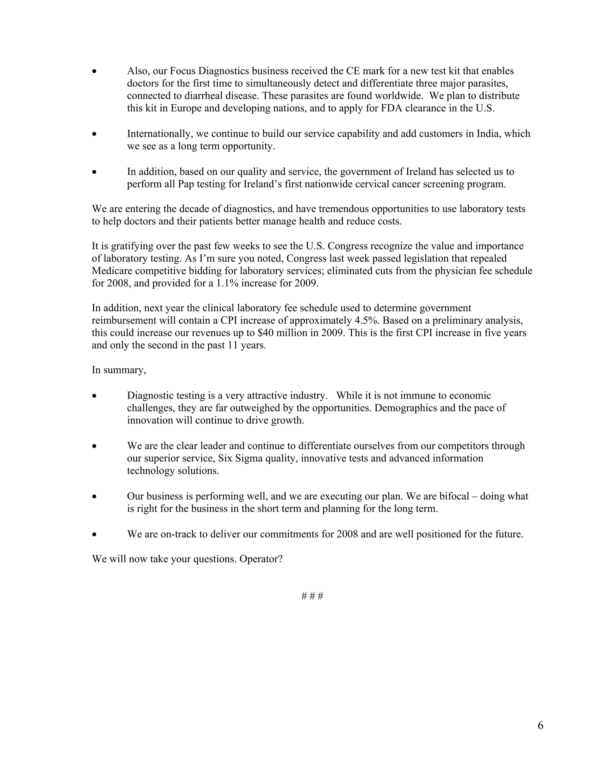 quest diagnostics Script_07_2008 | PDF