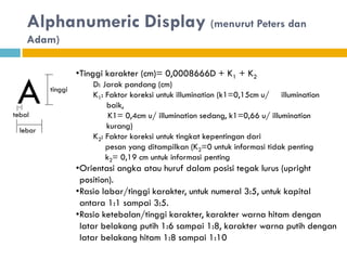 display ergonomics reference to display and control | PDF