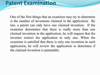 Presentation on the Patent Process in US | PPTX