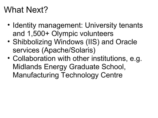 Dark Clouds & Silver Linings: Presentation for FAM11 | PPT