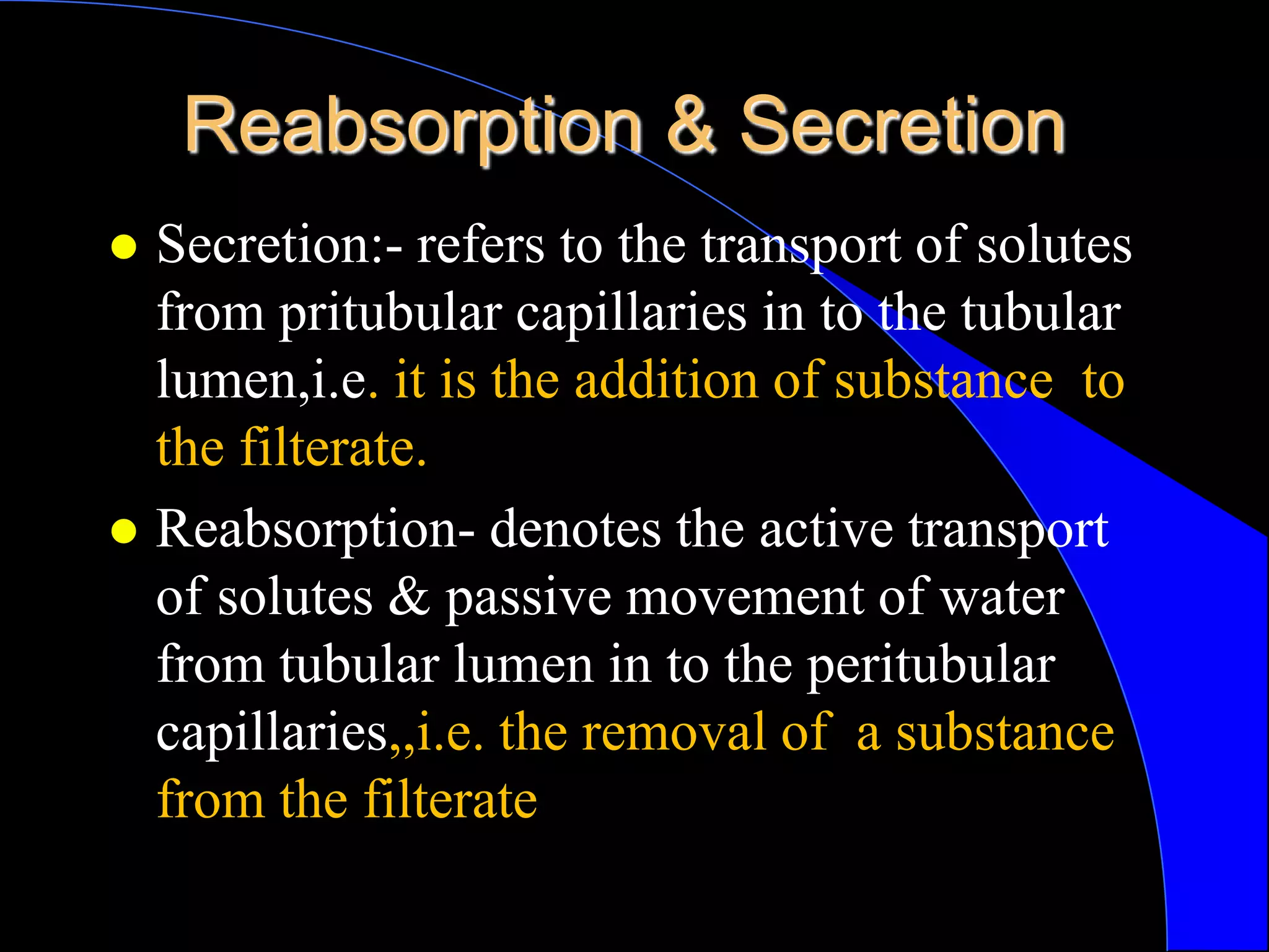 Tubular-functions-of-kidney | PPTX