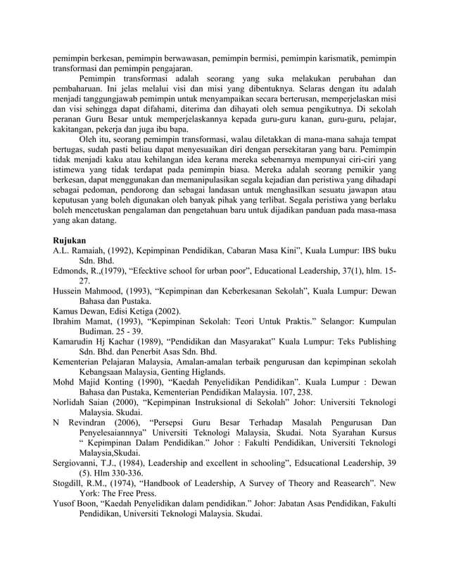 AMALAN KEPIMPINAN | PDF