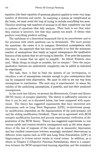 Theory Of Cortical Plasticity Leon N Cooper Nathan Intrator | PDF