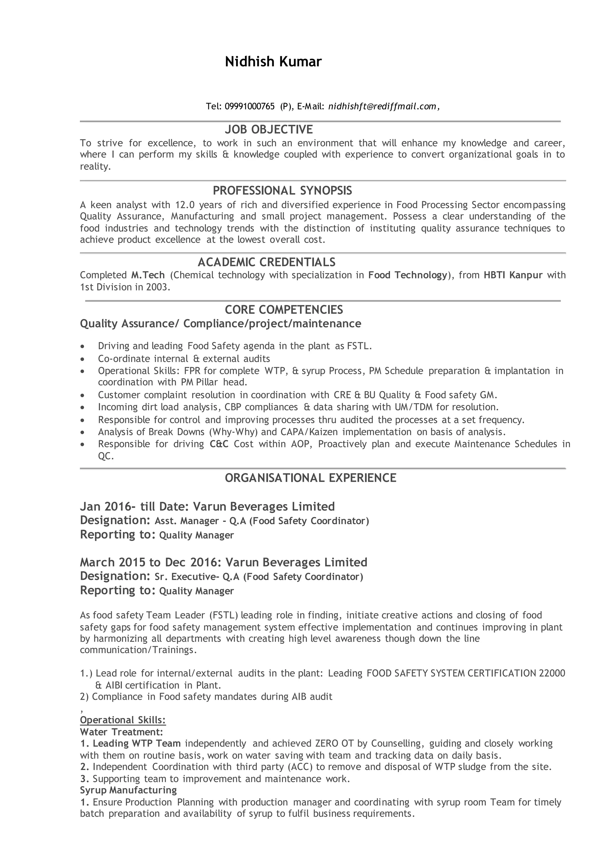 Resume_Nidhish | DOCX