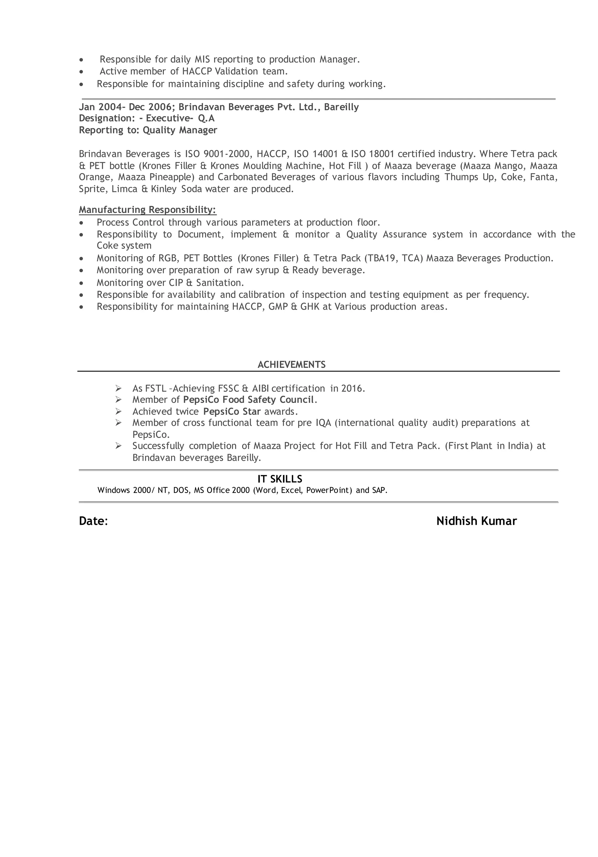 Resume_Nidhish | DOCX