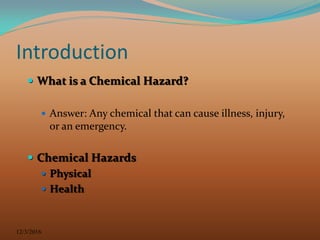 Chemical Safety | PDF