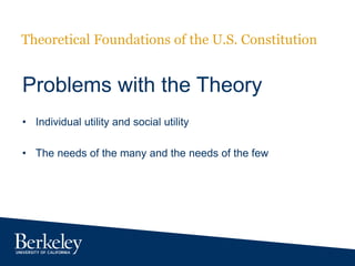 Theoretical Foundations of the U.S. Constitution | PPT