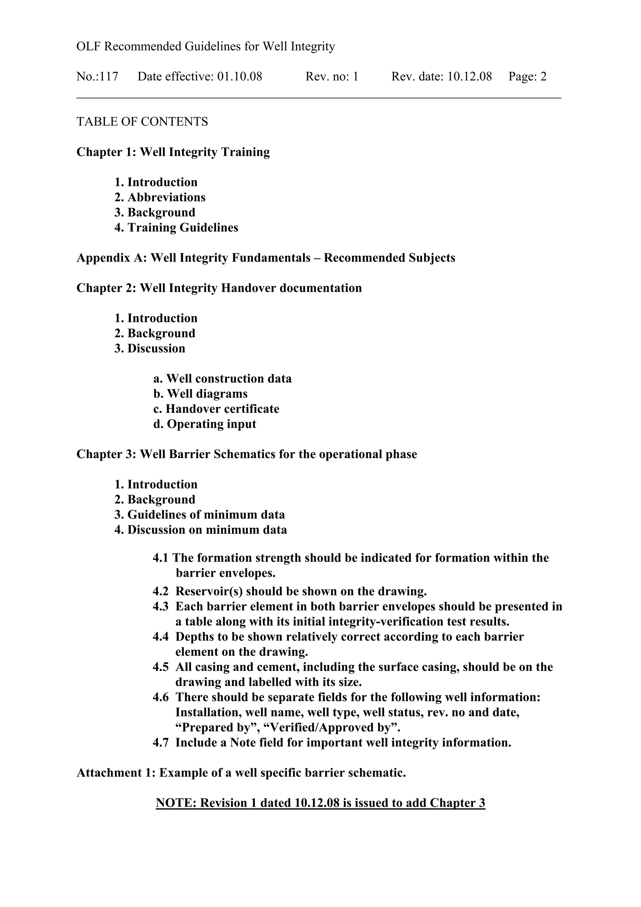 Recommended guidelines for well intergity | PDF