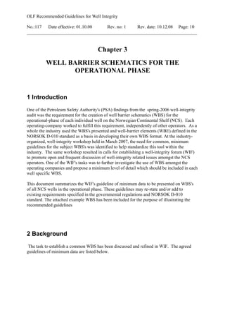 Recommended guidelines for well intergity | PDF