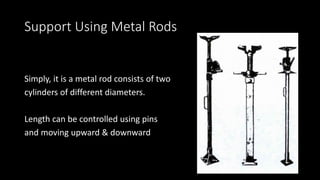 Support Systems In Cut And Fill Method Of Stoping | PPTX