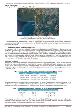 Prospectives and Problems of Conservation, Development and Management ...
