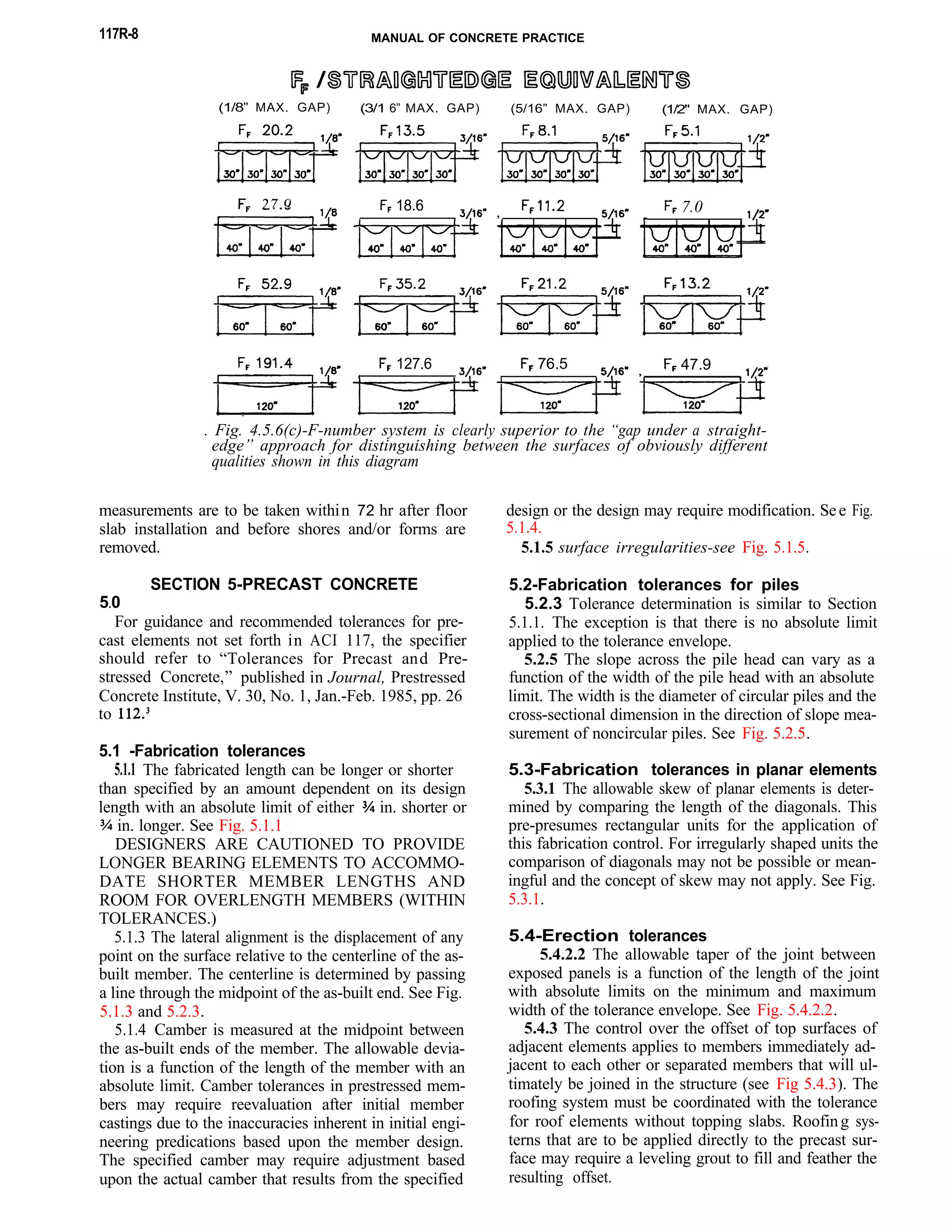 117 r 90 - commentary on sandard specifications for tolerance | PDF