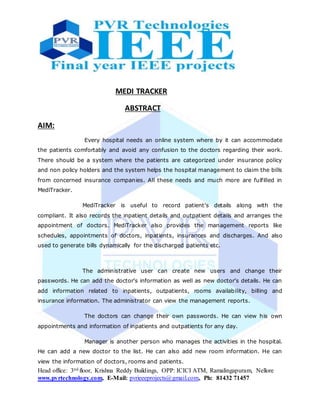 118.medi tracker | PDF