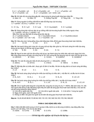 118 câu trắc nghiệm | PDF