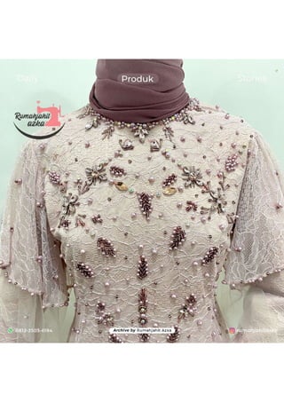 Jahit Kebaya Brukat Tile by Rumah Jahit Azka | PDF
